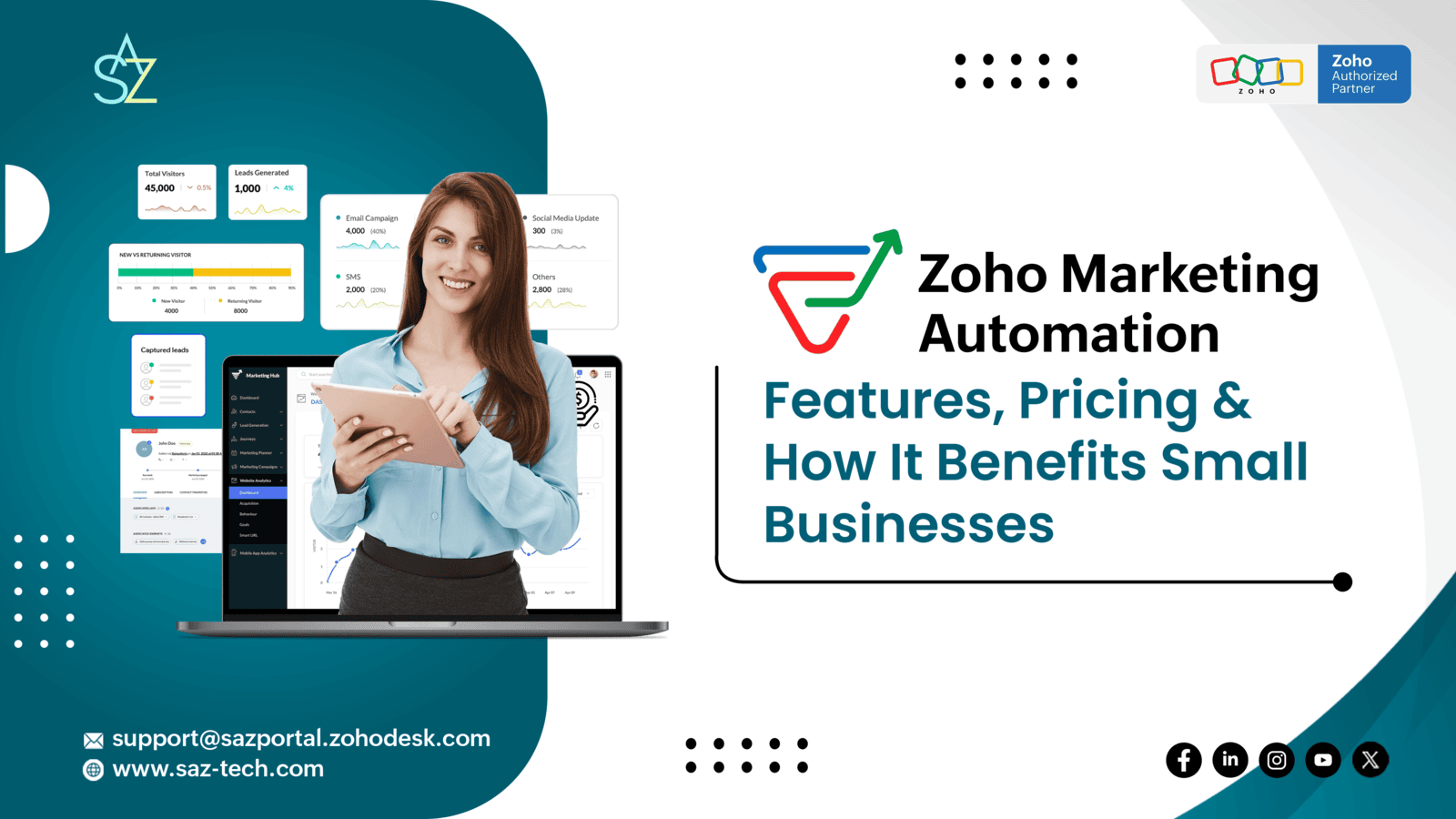 Zoho Marketing Automation: Features, Pricing & How It Benefits Small ...
